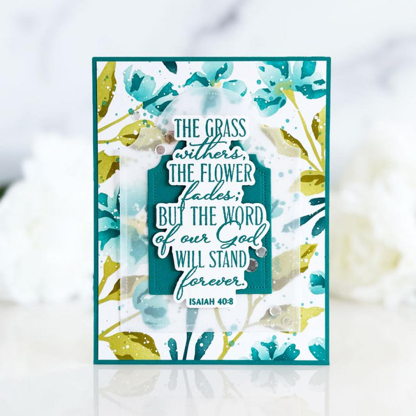 Papertrey Ink Reflections Isaiah 40 Clear Stamp and Die Set – Simon ...