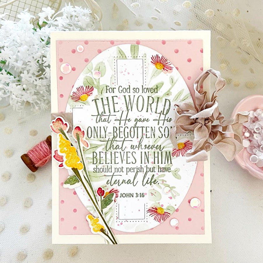 Papertrey Ink Reflections John 3 Clear Stamp and Die Set – Simon Says Stamp