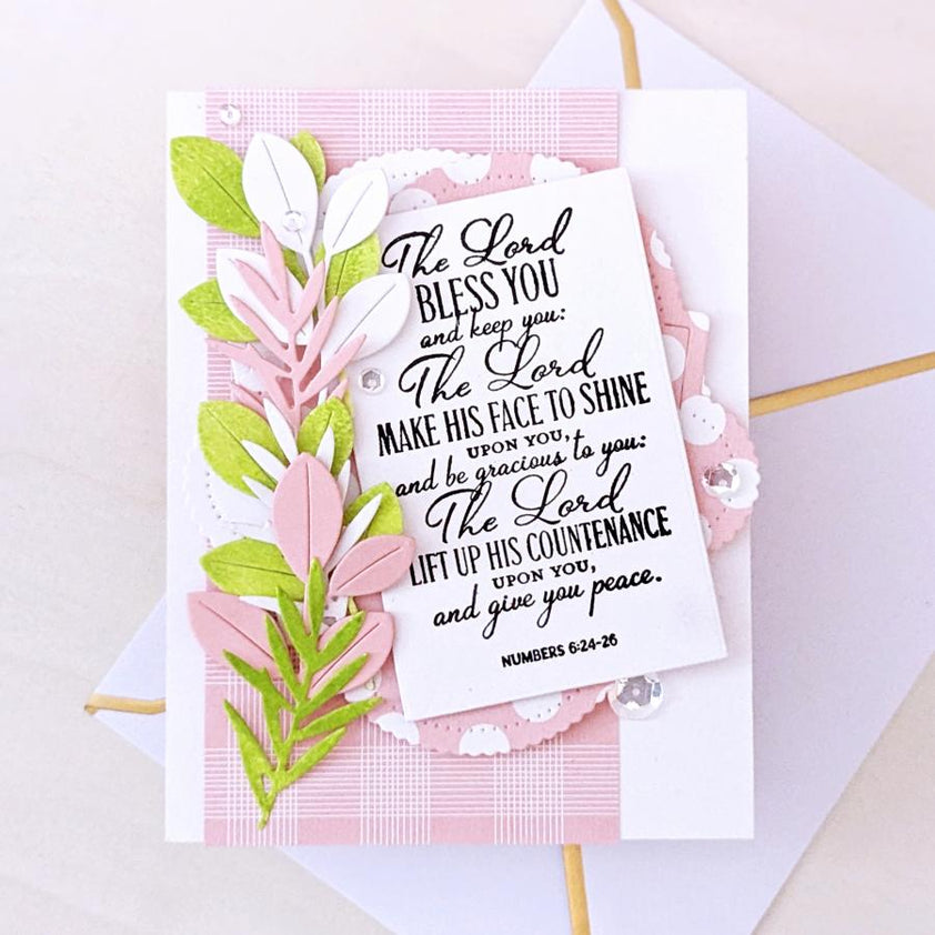 Papertrey Ink Reflections Numbers 6 Clear Stamp and Die Set – Simon ...