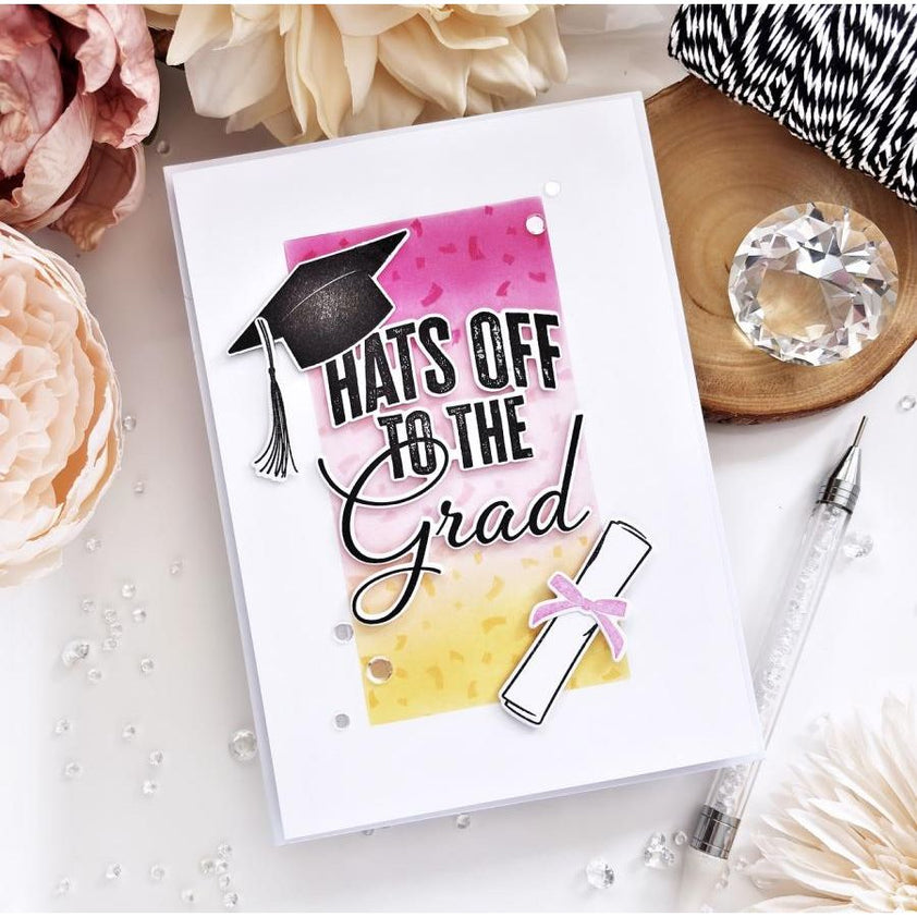 Papertrey Ink The Bigs Congrats To The Grad Clear Stamp and Die Set ...