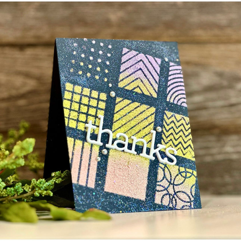 Simon Says Stamp Stencil Patterned Squares ssst221689 Out Of This Worl