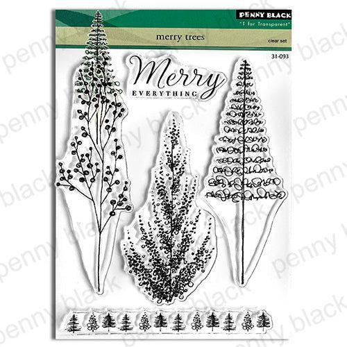 Penny Black Merry Trees Clear Stamps 31-093 – Simon Says Stamp