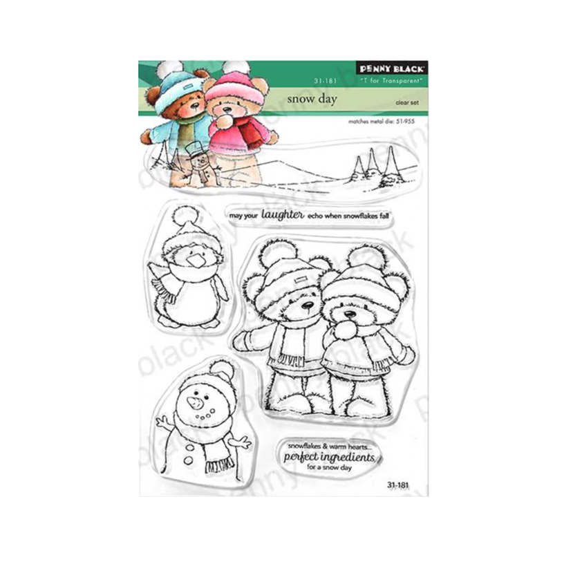 Penny Black Snow Day Clear Stamps 31-181 – Simon Says Stamp