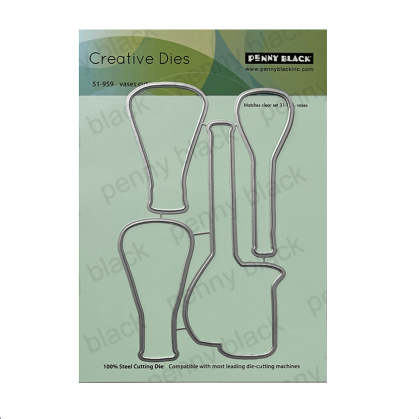 Penny Black Vases Clear Stamp and Die Set – Simon Says Stamp