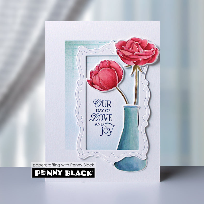 Penny Black Vases Clear Stamp and Die Set – Simon Says Stamp