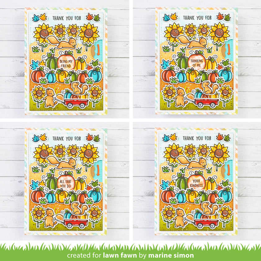 Lawn Fawn Pick of the Patch Add-On Stamps Dies and Stencils Set – Simon ...
