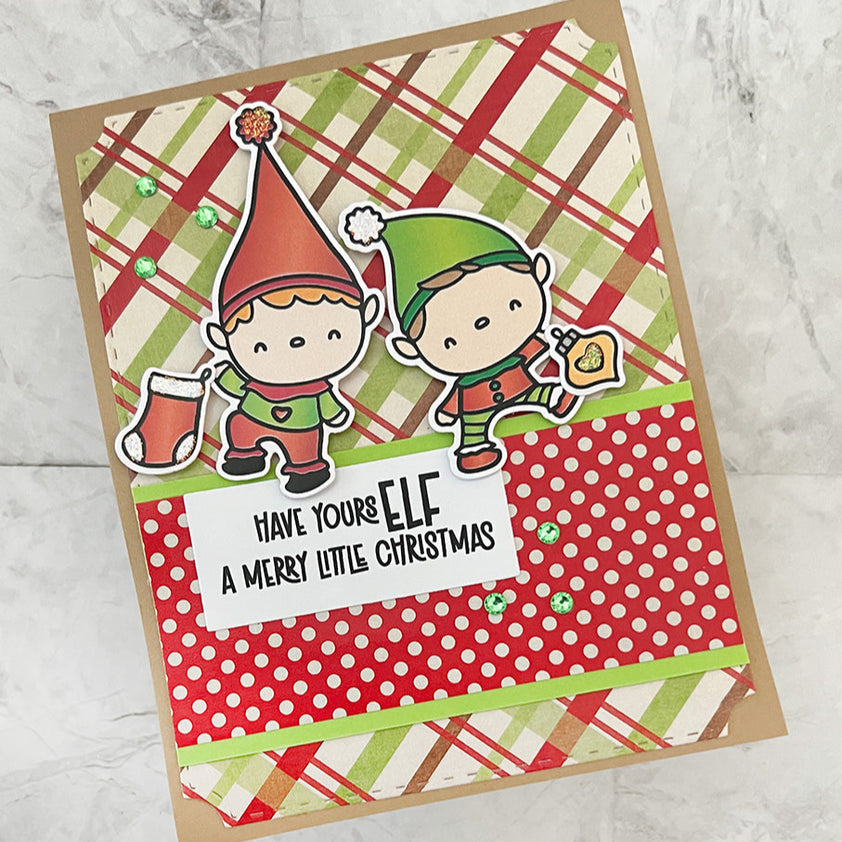 Pink and Main Christmas Elves Dies pnm788 – Simon Says Stamp