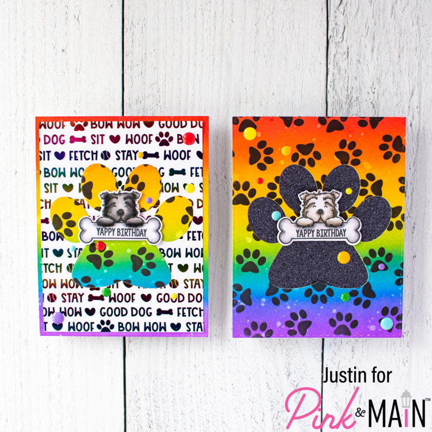 Pink and Main Dogs Foilable Panels PMF095 – Simon Says Stamp