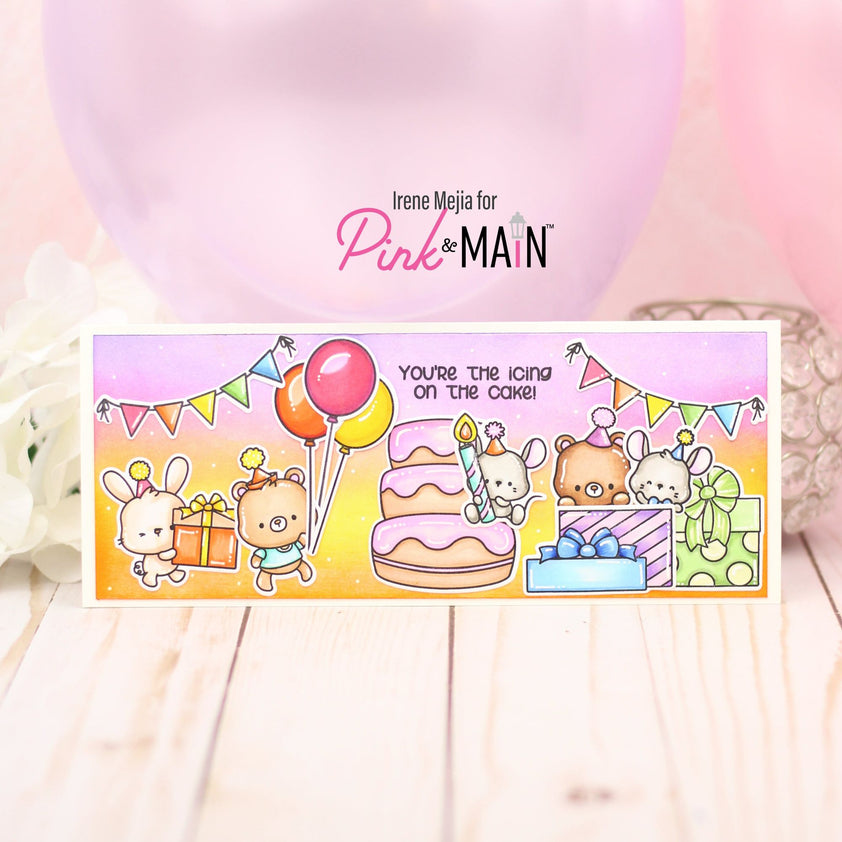 Pink and Main Icing On The Cake Clear Stamp and Die Set – Simon Says Stamp