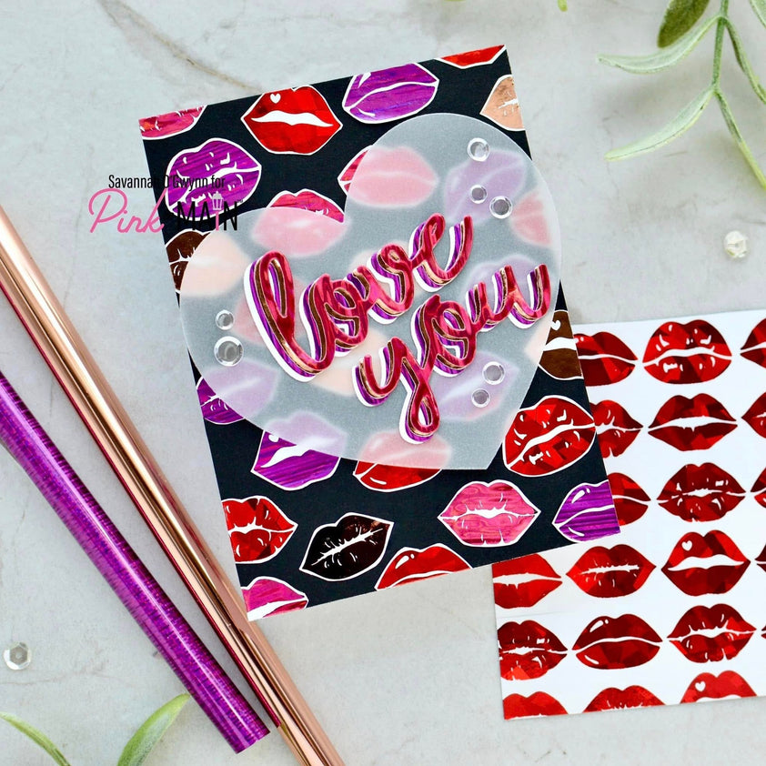 Pink and Main Kissing Booth Foilables Panels pmf281* – Simon Says Stamp