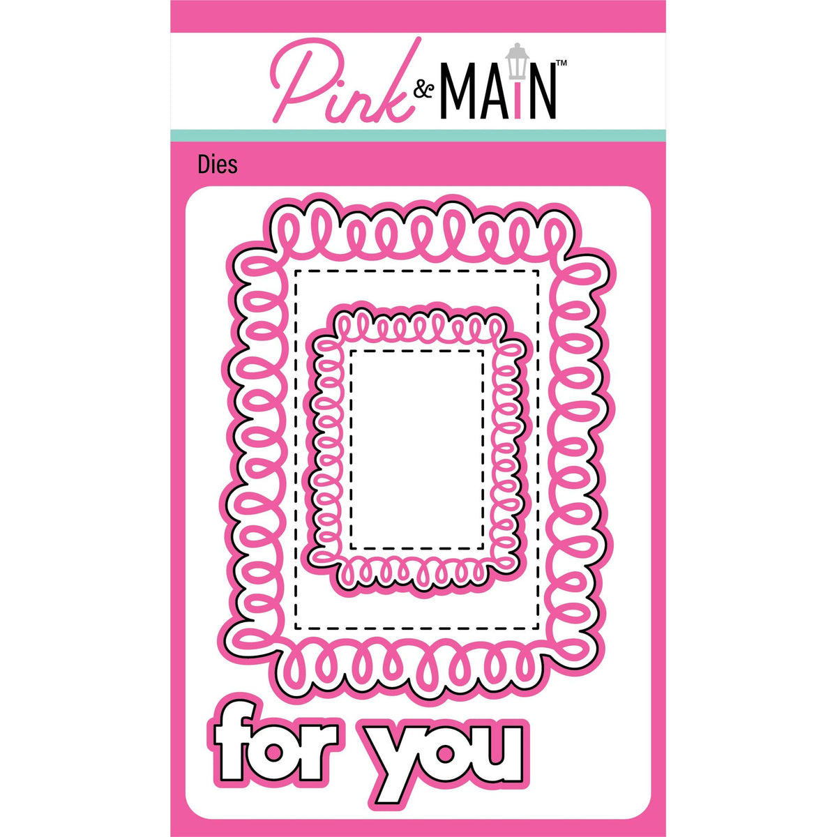 Pink and Main Loopy Frames Dies pnm737 – Simon Says Stamp