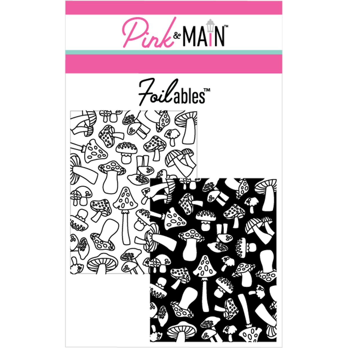 Pink and Main Mushrooms Foilables Panels pmf252* – Simon Says Stamp