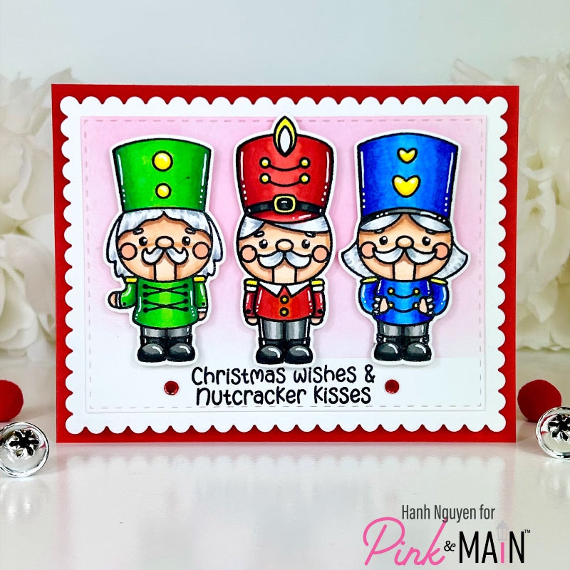 Pink and Main Nutcracker Kisses Clear Stamp and Die Set – Simon Says Stamp