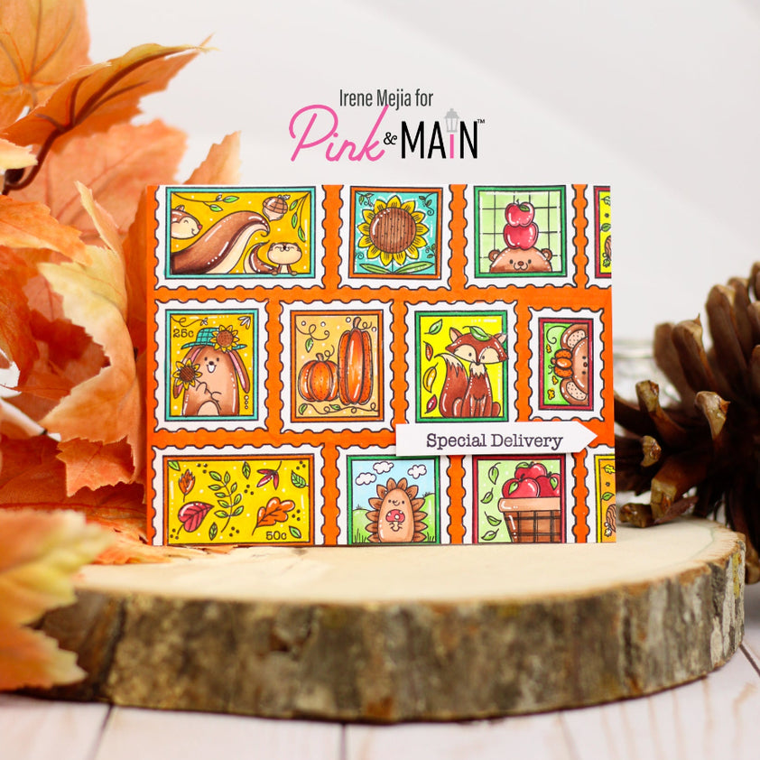 Pink and Main Postage Stamp Dies pnm777 – Simon Says Stamp