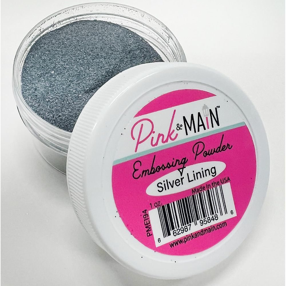 Pink and Main Silver Lining Embossing Powder pme194 – Simon Says Stamp