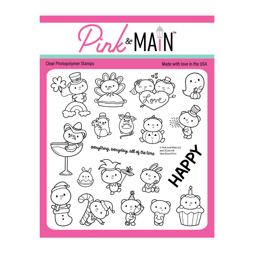 Pink and Main Year Round Fun Clear Stamp and Die Set – Simon Says Stamp