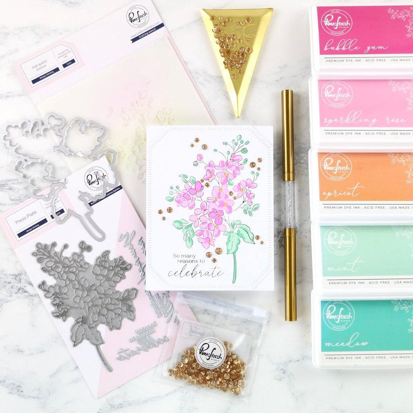 Pinkfresh Studio Always Smiling Stencils 259124 – Simon Says Stamp