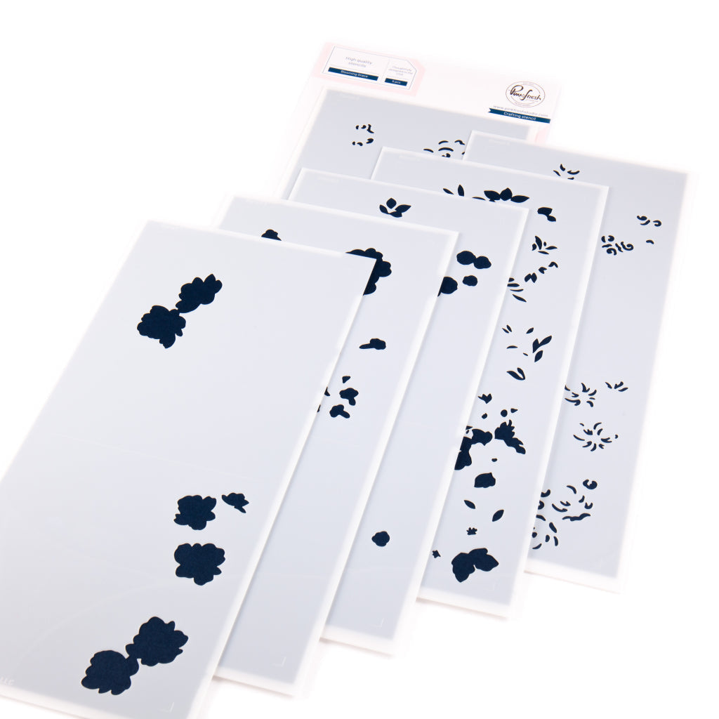 Pinkfresh Studio Blooming Grace Stencils 269825 – Simon Says Stamp