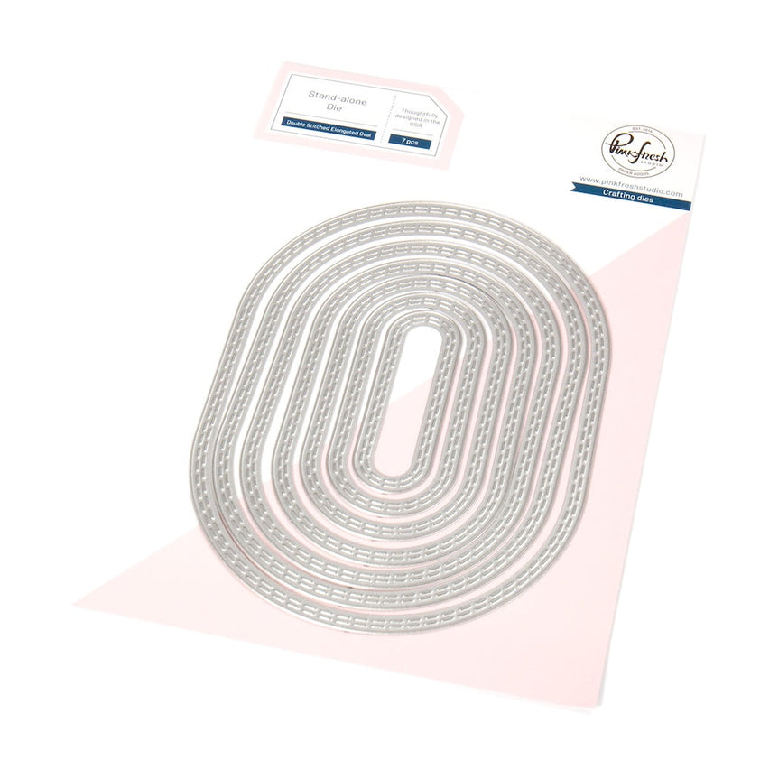 Pinkfresh Studio Double Stitched Elongated Oval Dies pf183es – Simon ...