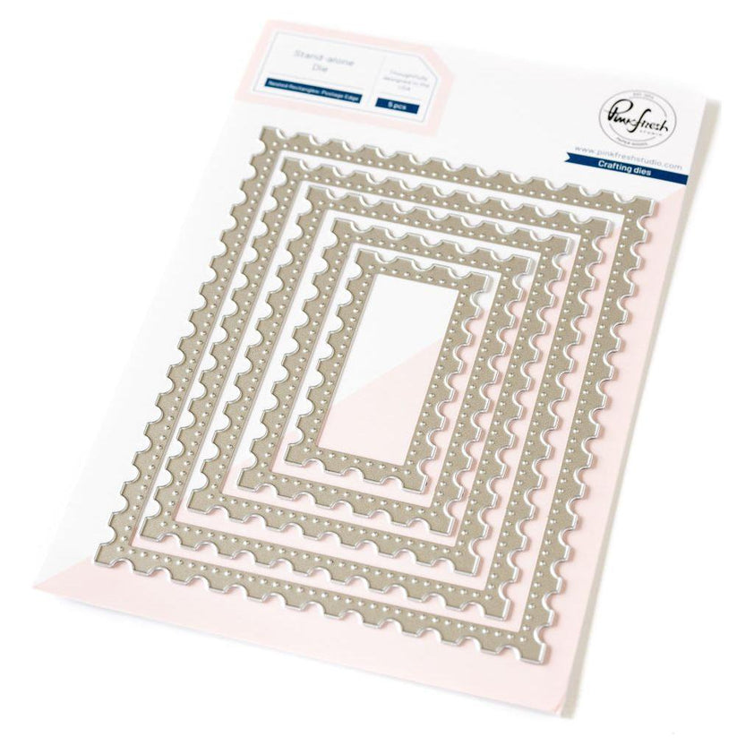 Pinkfresh Studio Nested Rectangles Postage Edge Dies pf175es – Simon ...