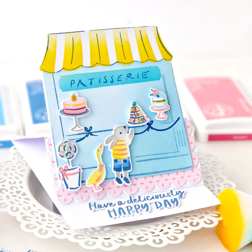 Pinkfresh Studio Patisserie Pals Stamps Dies And Stencils Bundle ...