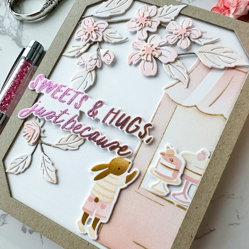 Pinkfresh Studio Patisserie Pals Stamps Dies And Stencils Bundle ...