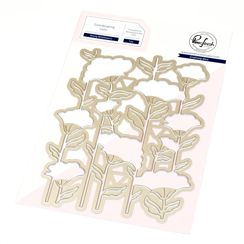 Pinkfresh Studio Rising Wildflowers Die And Stencils Bundle – Simon ...