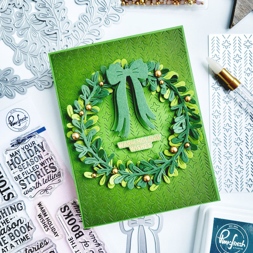 Pinkfresh Studio Tied With Cheer Dies And Stencil Bundle 292325 – Simon ...