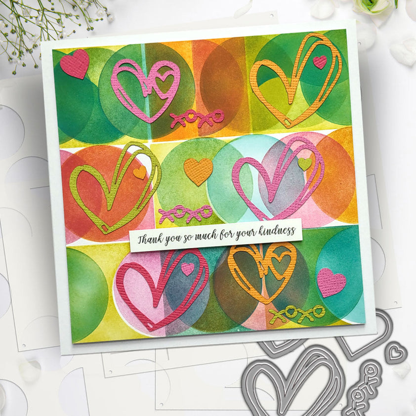 Polkadoodles Scribble Heart Dies pd9088 – Simon Says Stamp
