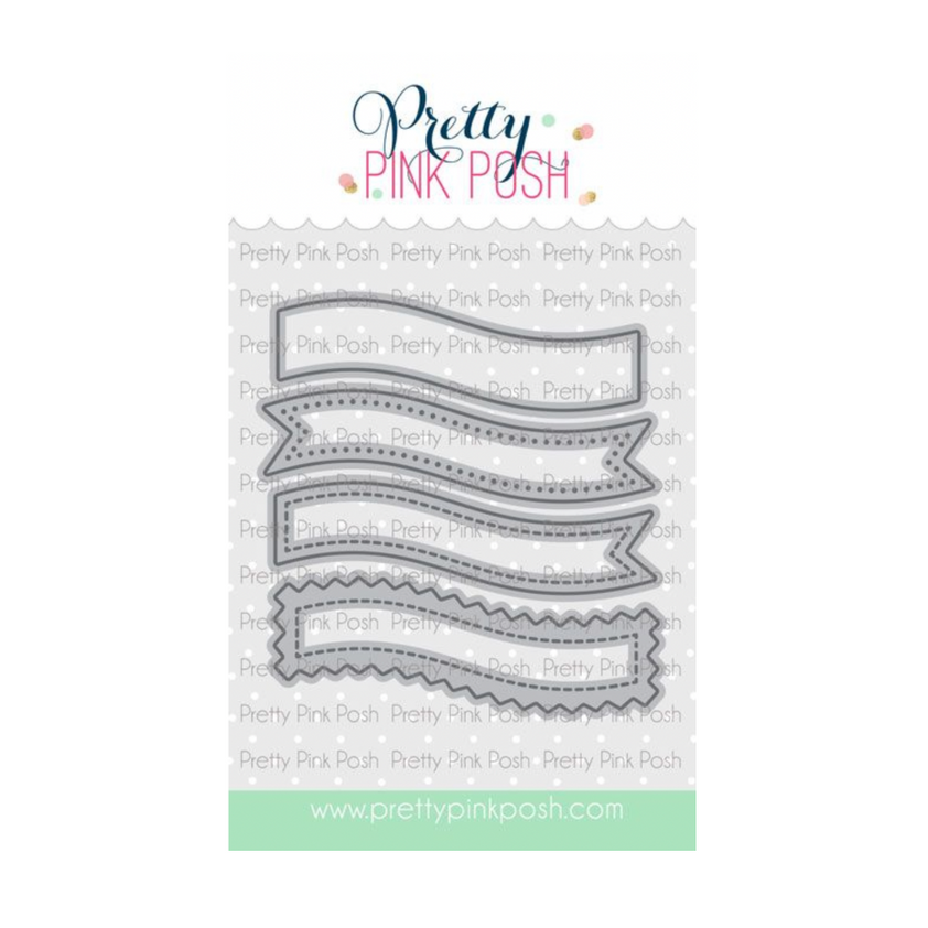 Pretty Pink Posh Banner Greetings 3 Dies – Simon Says Stamp