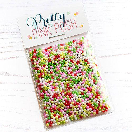 Pretty Pink Posh Berry Bright Glass Shaker Beads – Simon Says Stamp