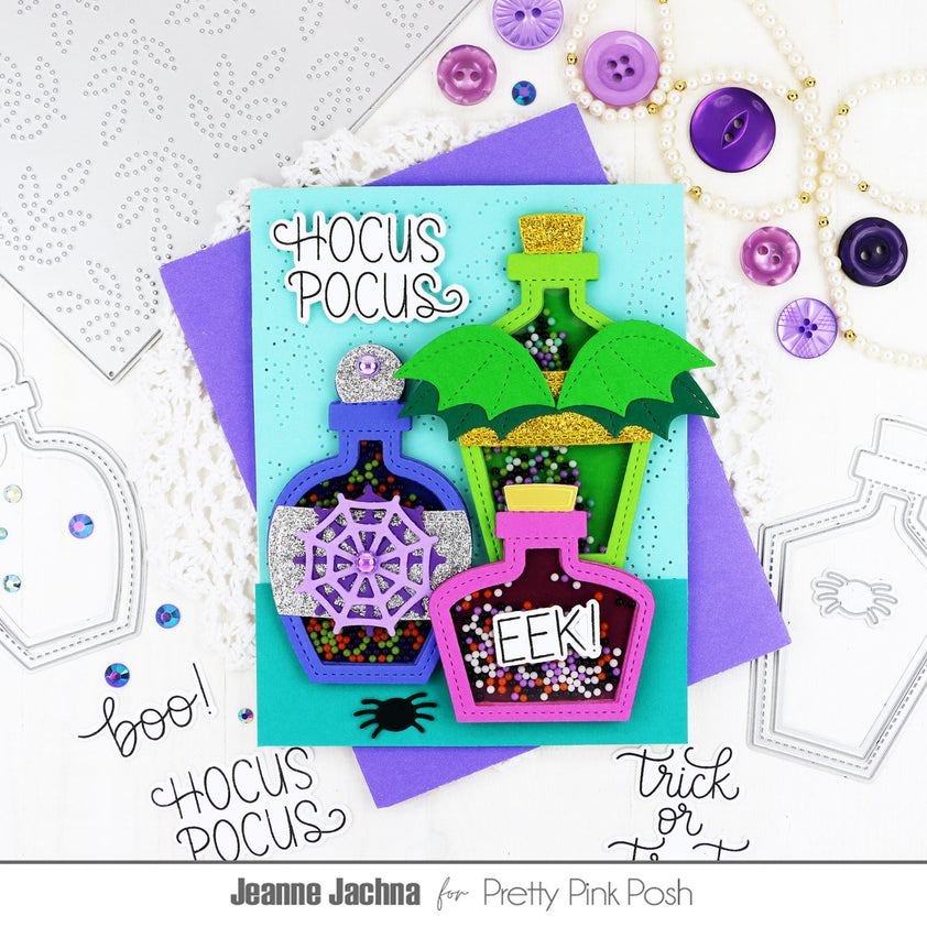 Pretty Pink Posh Boo To You Glass Shaker Beads – Simon Says Stamp