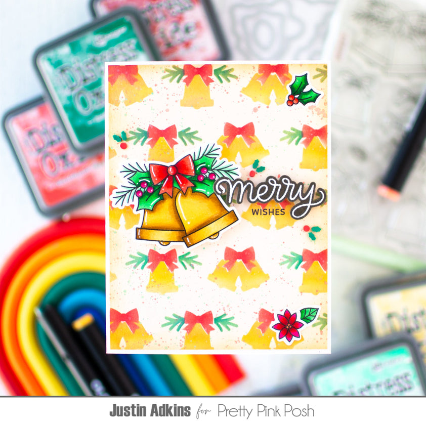 Pretty Pink Posh Christmas Bells Clear Stamps – Simon Says Stamp