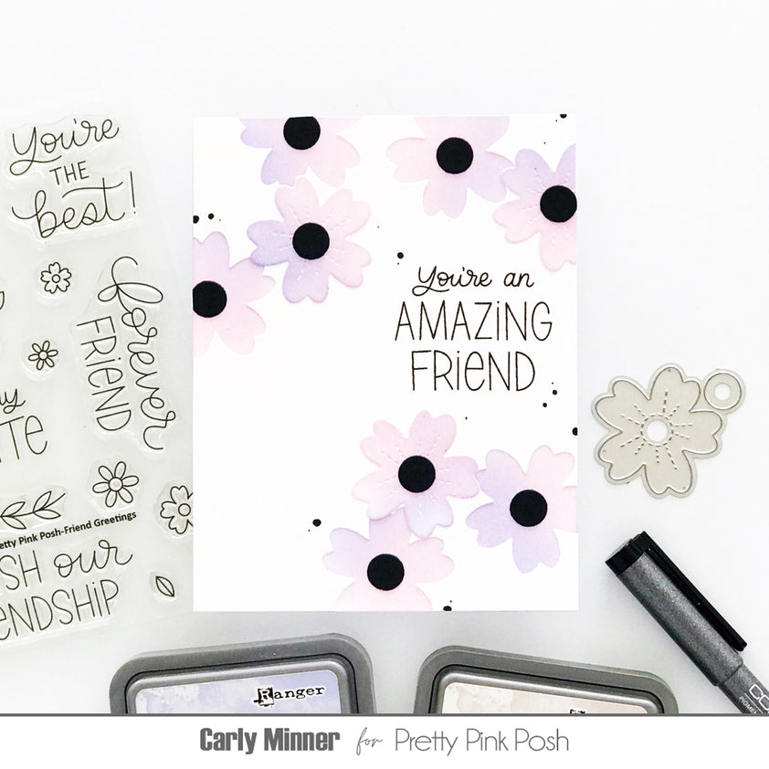 Pretty Pink Posh Friend Greetings Clear Stamps – Simon Says Stamp
