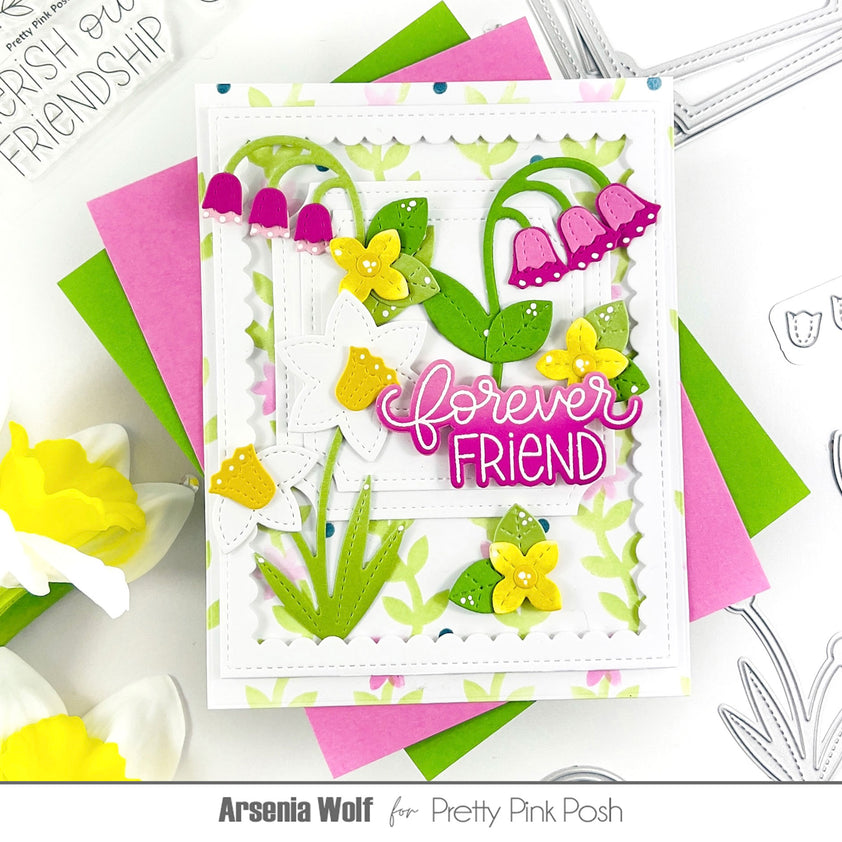 Pretty Pink Posh Friend Greetings Dies – Simon Says Stamp