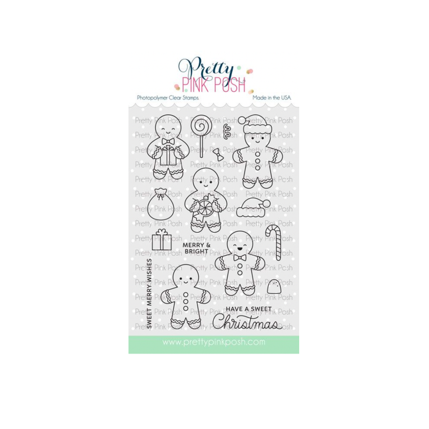 Pretty Pink Posh Gingerbread Friends Clear Stamps – Simon Says Stamp