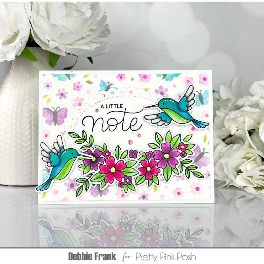 Pretty Pink Posh Hummingbird Floral Dies – Simon Says Stamp