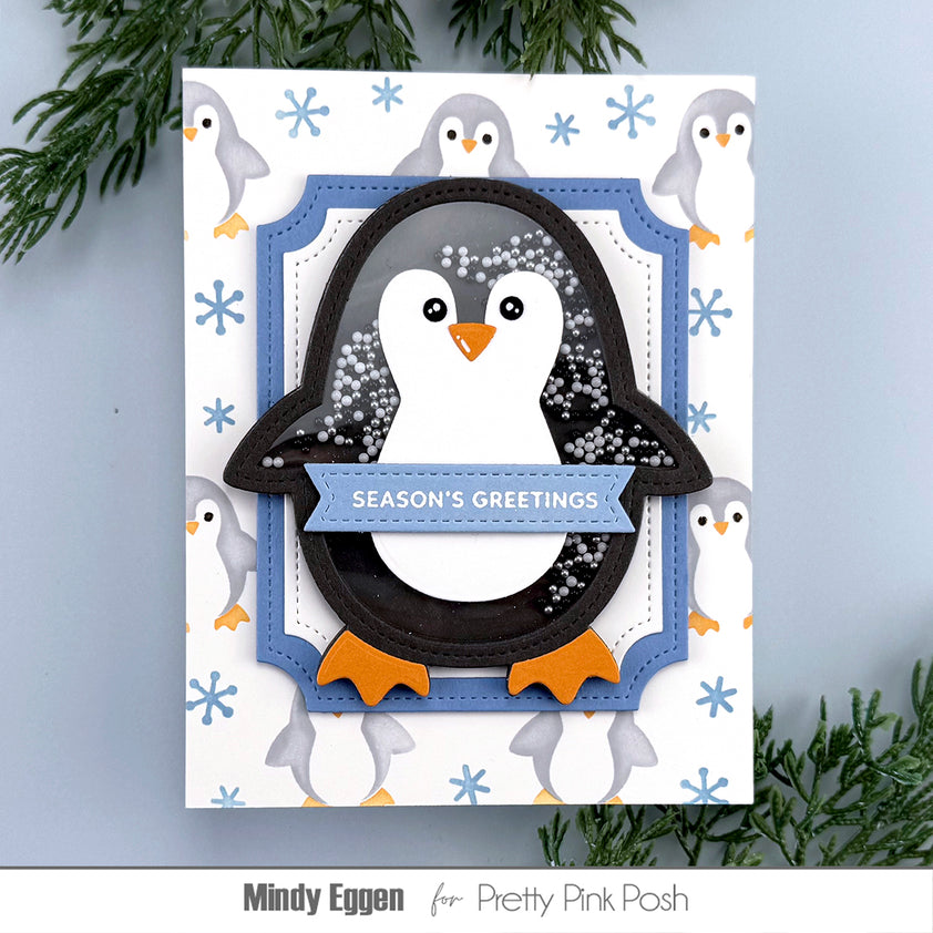 Pretty Pink Posh Layered Penguins Stencils – Simon Says Stamp