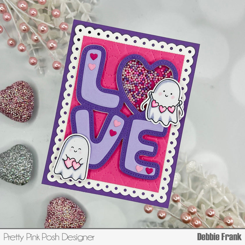 Pretty Pink Posh Love Word Shaker Dies – Simon Says Stamp