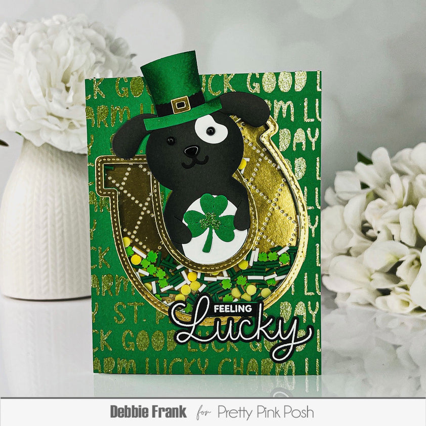 Pretty Pink Posh Lucky Words Stencil – Simon Says Stamp