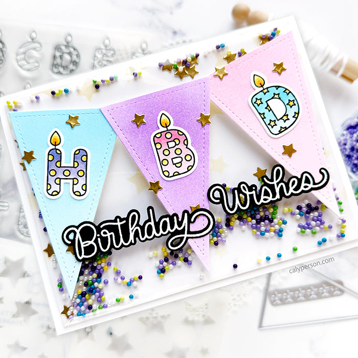 Pretty Pink Posh Party Flags Dies – Simon Says Stamp