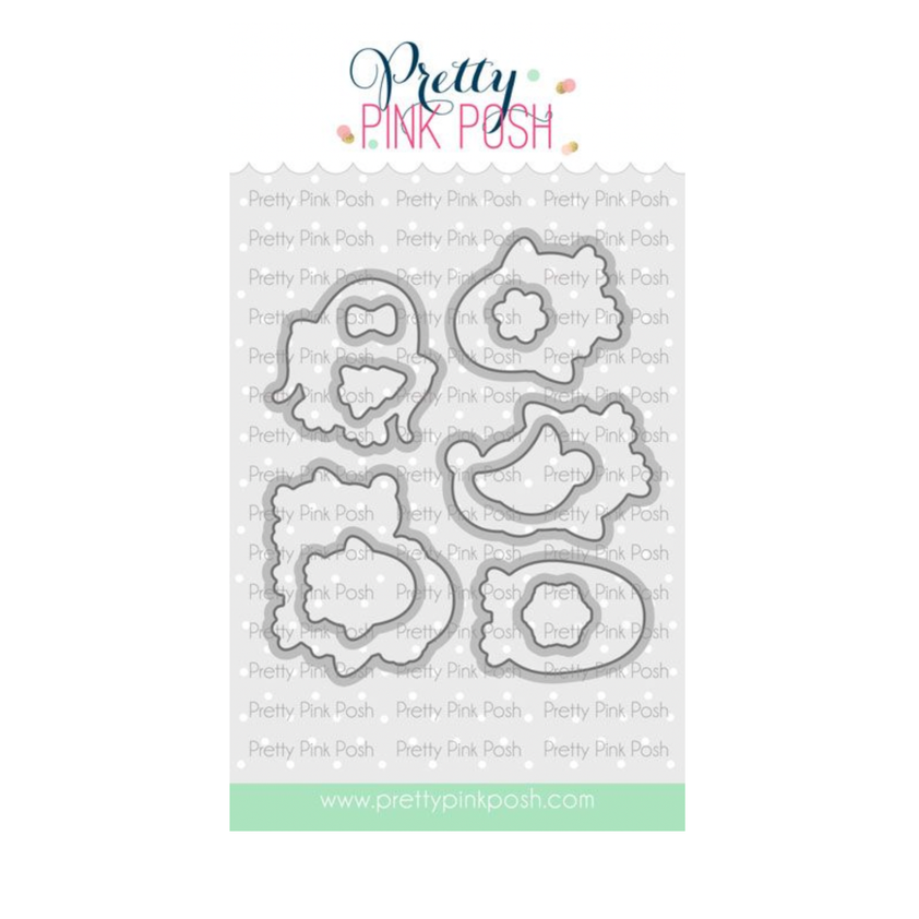 Pretty Pink Posh Penguin Friends Clear Stamp and Die Set – Simon Says Stamp