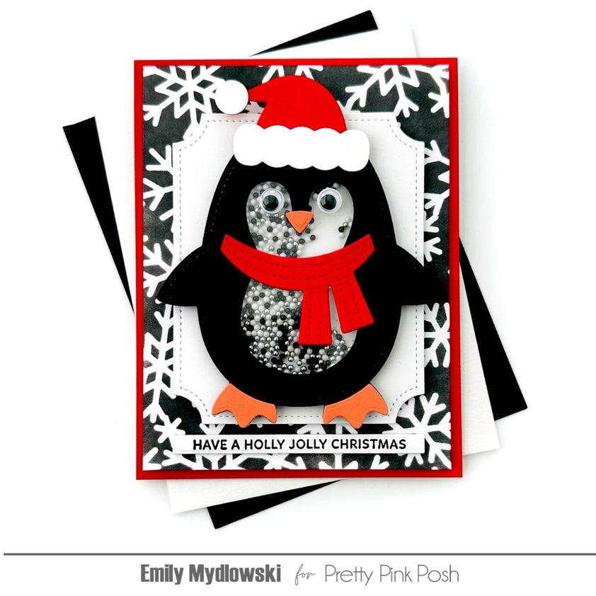 Pretty Pink Posh Penguin Shaker Dies – Simon Says Stamp
