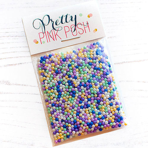 Pretty Pink Posh Serene Glass Shaker Beads – Simon Says Stamp