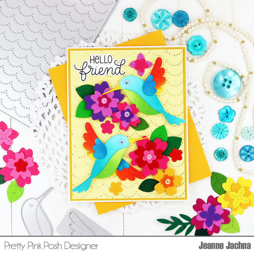 Pretty Pink Posh Stitched Hummingbirds Dies – Simon Says Stamp