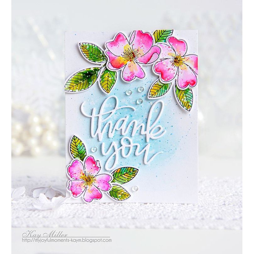 Pretty Pink Posh Thank You Script Die – Simon Says Stamp