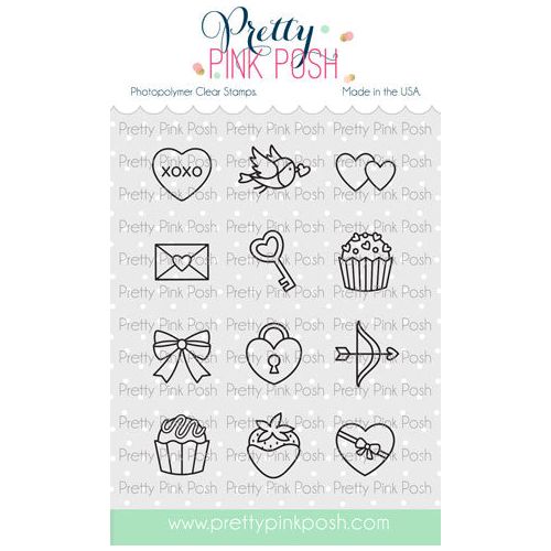 Pretty Pink Posh Valentine Icons Clear Stamps – Simon Says Stamp
