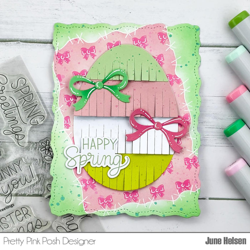 Pretty Pink Posh Watercolor Rectangle With Mask Stencils – Simon Says Stamp