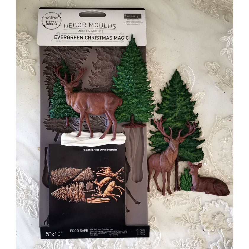 Prima Marketing Evergreen Christmas Magic ReDesign Decor Mould 677480 – Simon Says Stamp