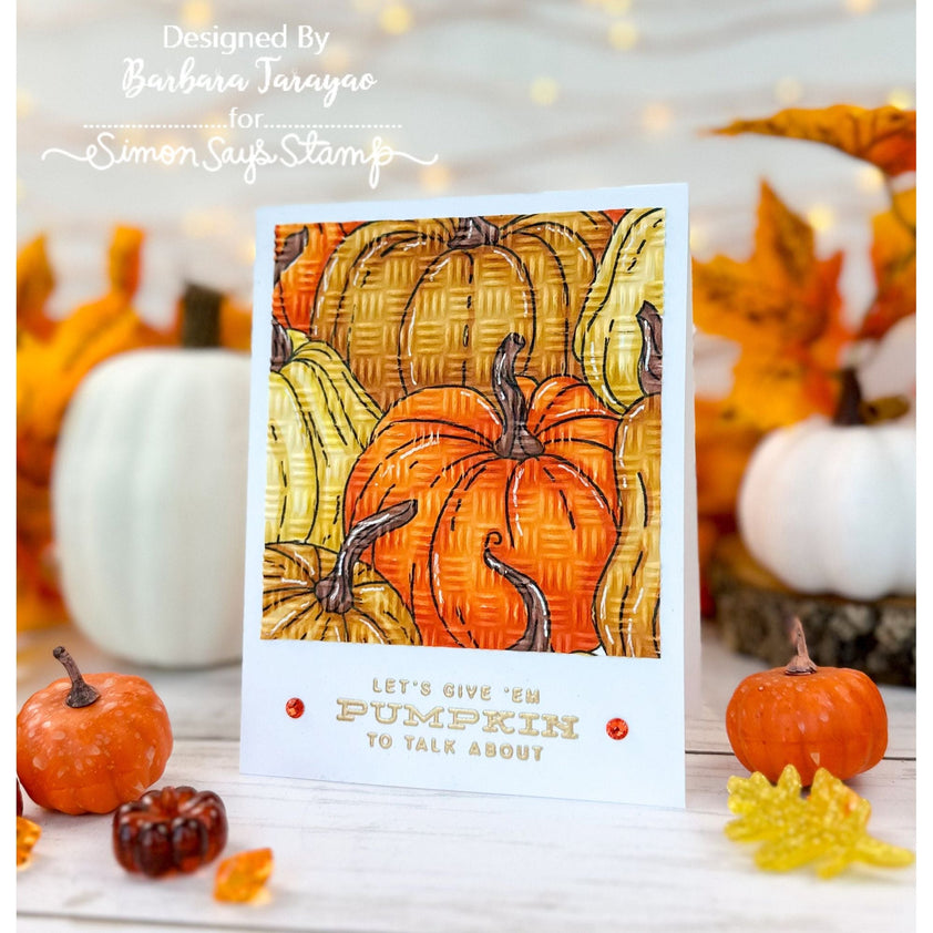 Simon Says Stamps and Dies Pumpkin to Talk About set846pt
